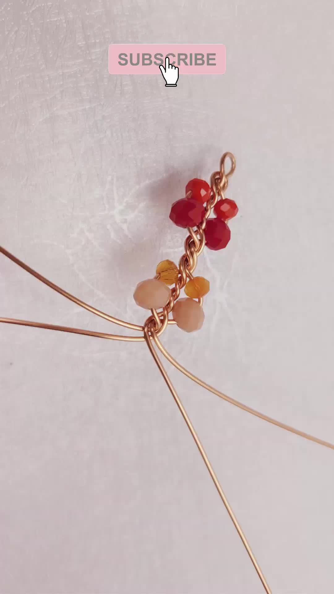 Handmade jewelry - spring butterflies bracelet - wire and crystal ...