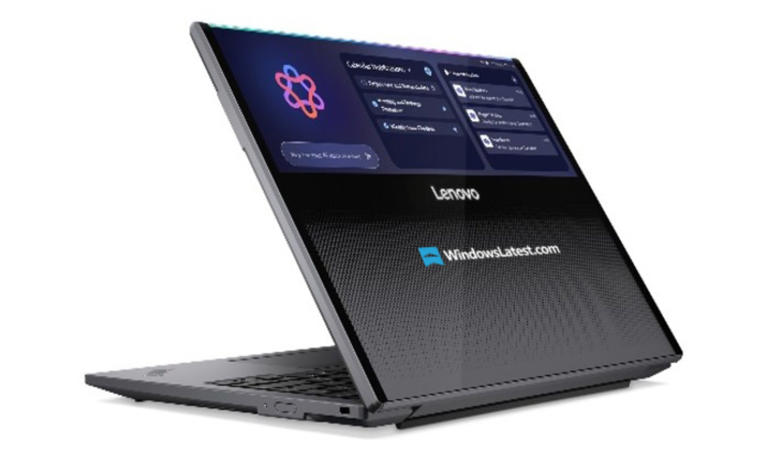 Lenovo leaks show an unnecessarily cool laptop with a hidden display ...