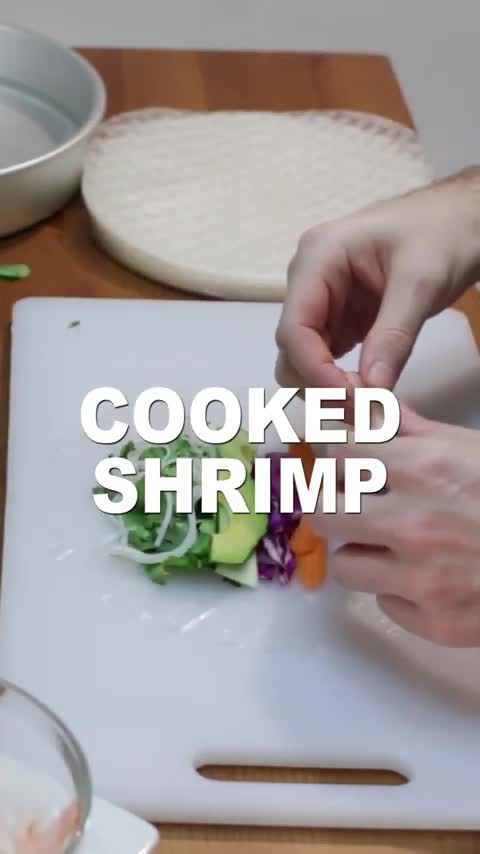 Fresh Vietnamese spring rolls recipe #shorts