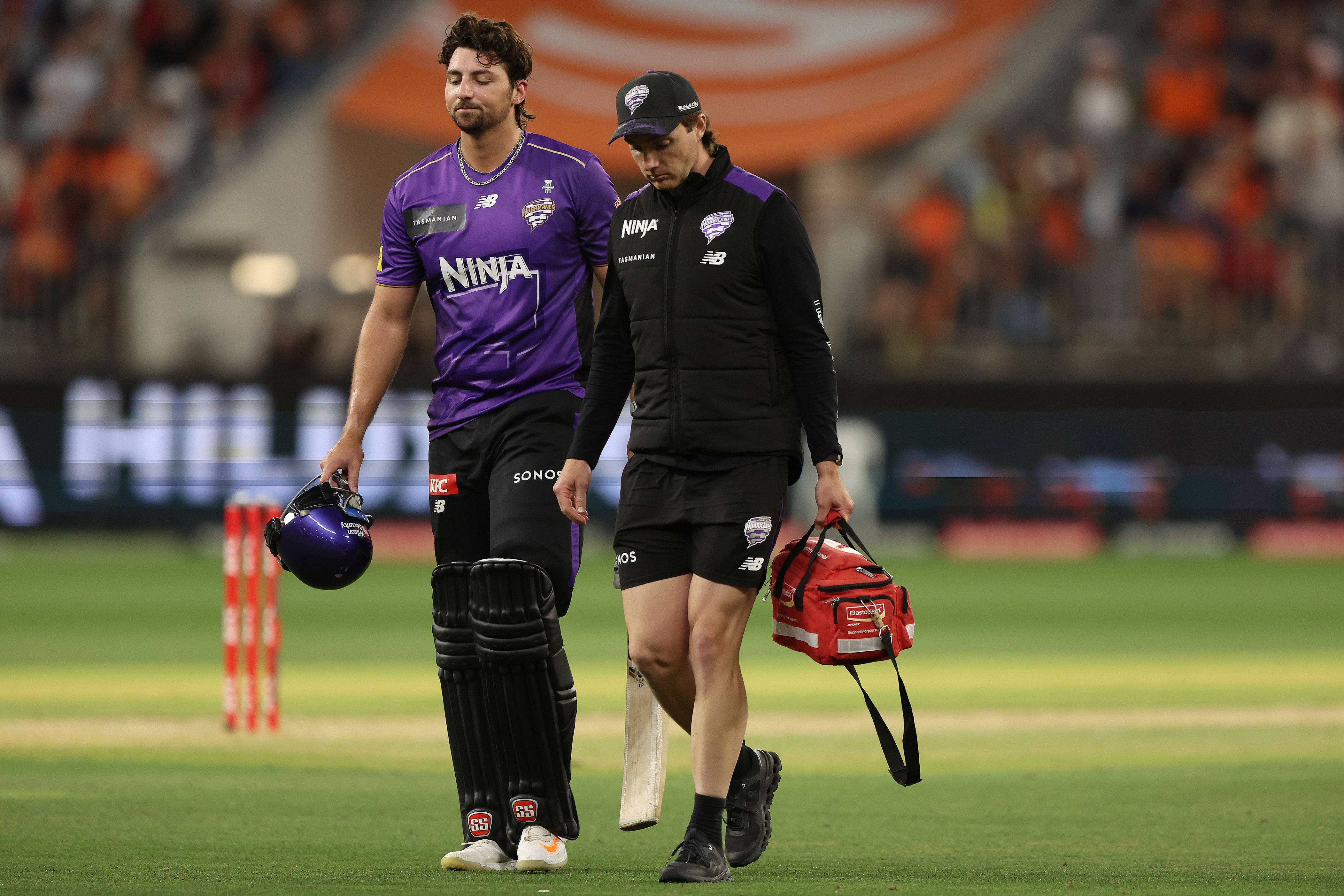 BBL star limps off as Aussies face nervous World Cup wait