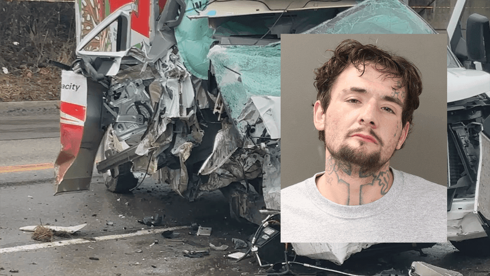 Man accused of robbery crashes U-Haul amid police pursuit
