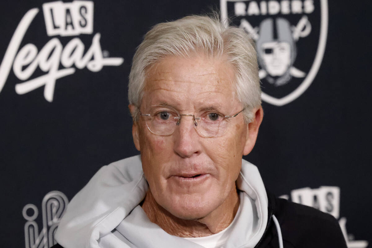 Raiders coach Pete Carroll to address decision to sit Maxx Crosby