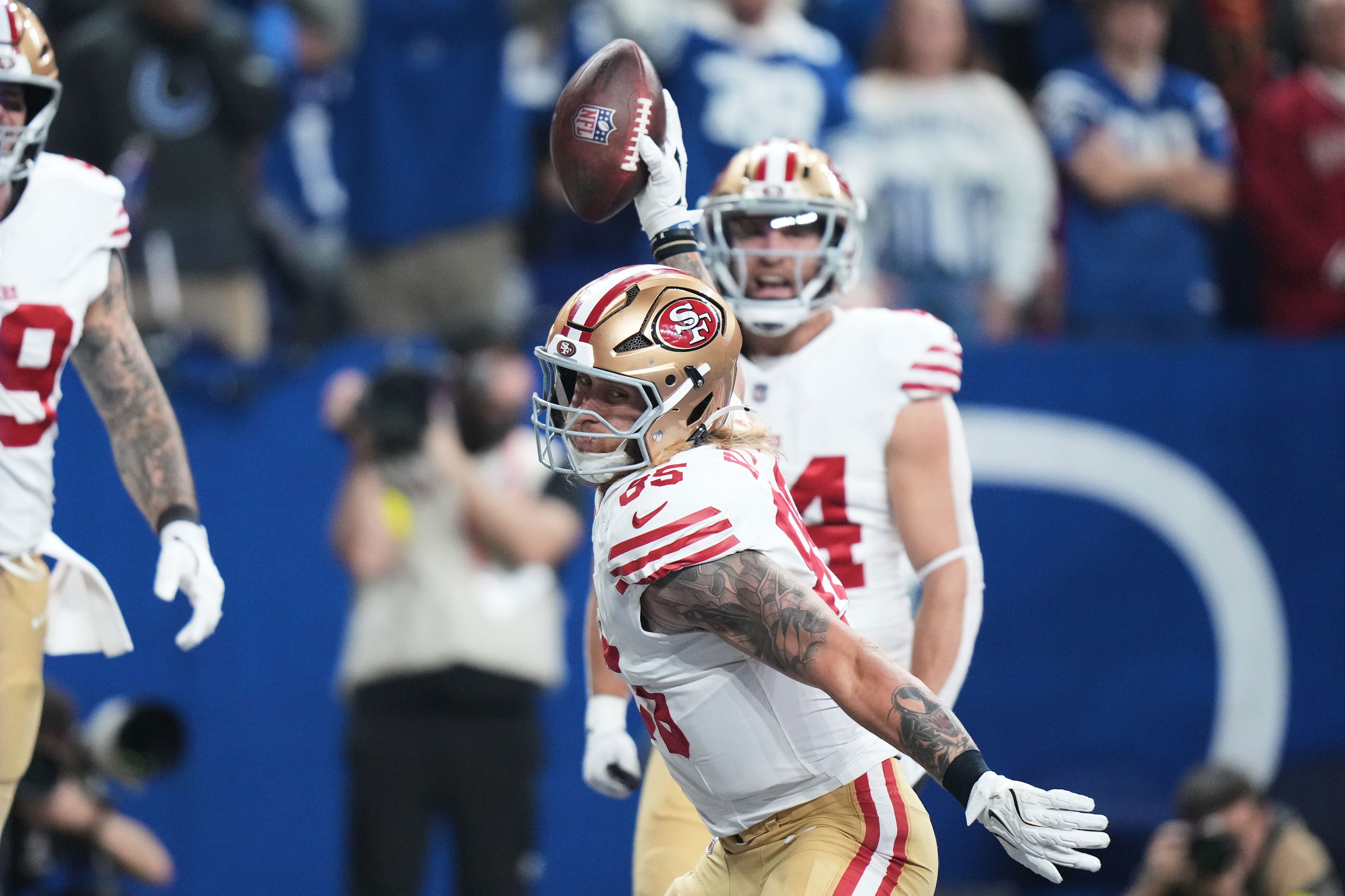 49ers' George Kittle questionable for key game against Bears with ankle ...