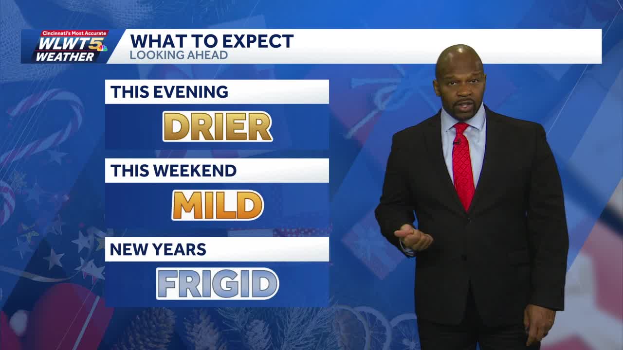 Mild before an arctic blast in Cincinnati