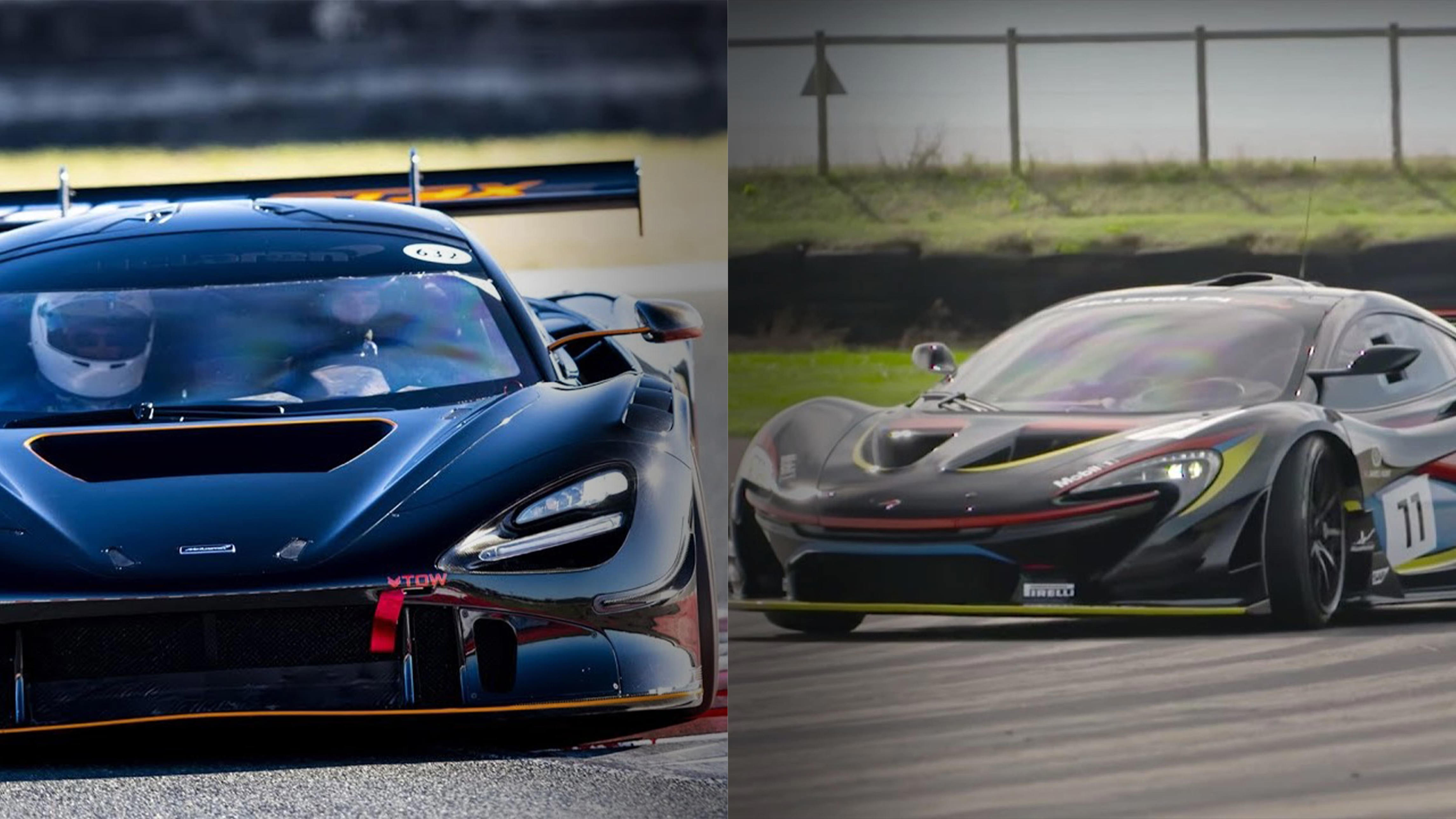 McLaren 720S GT3X contra McLaren P1 GTR