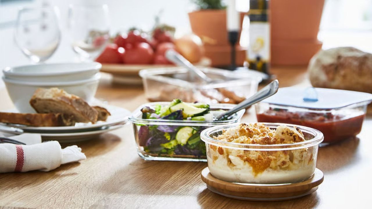 IKEA's glass food storage containers will keep your leftovers fresh in ...