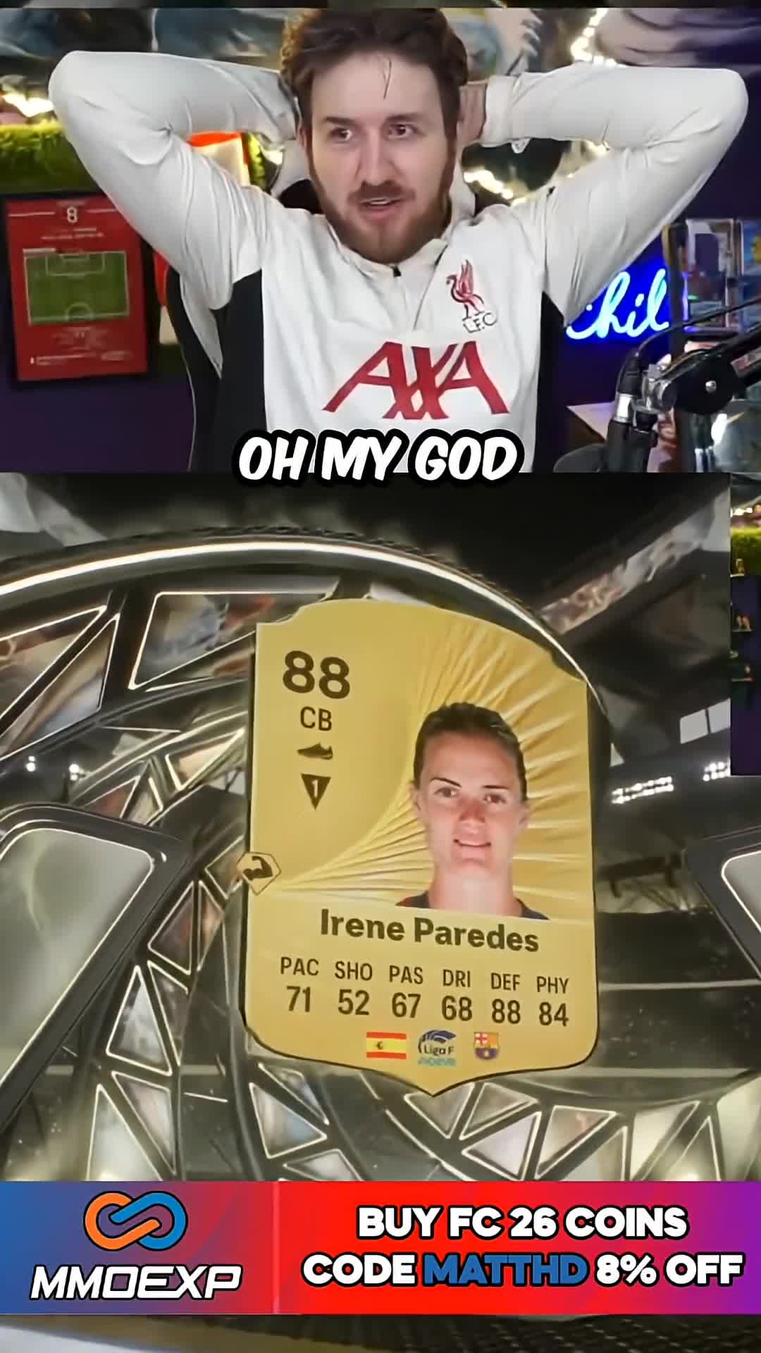 OMG! I packed an icon from a 2 player pack! #fc26 #shorts