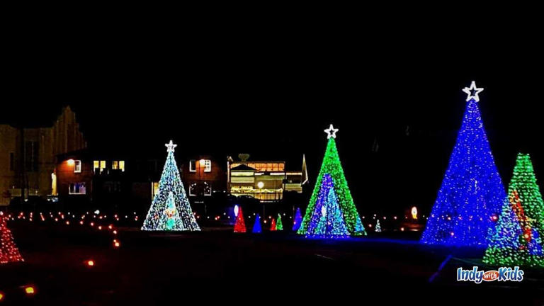 Christmas nights of lights drive thru light show at the fairgrounds | 2025