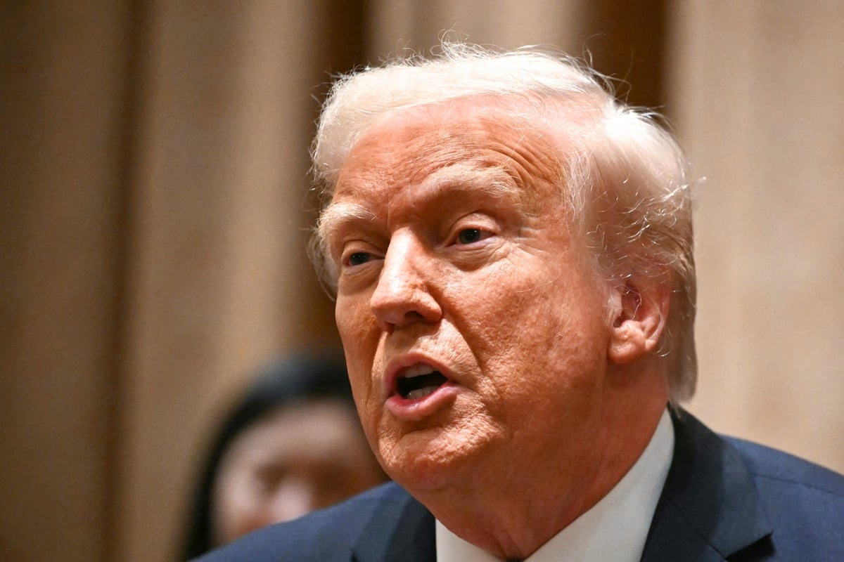 Trump brands tariff critics "Panicans" as markets plummet: "Don't be ...