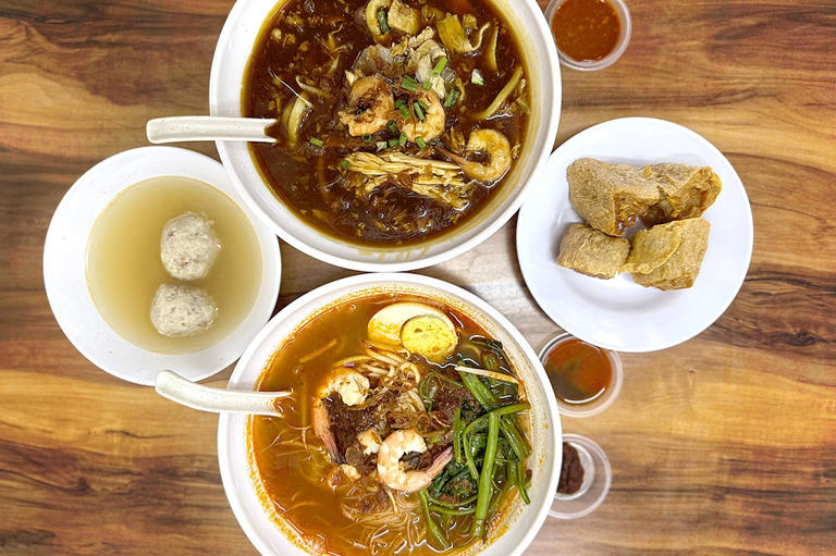 The signature 'lum mee' at Ang Noodle House in Cheras has layers of ...