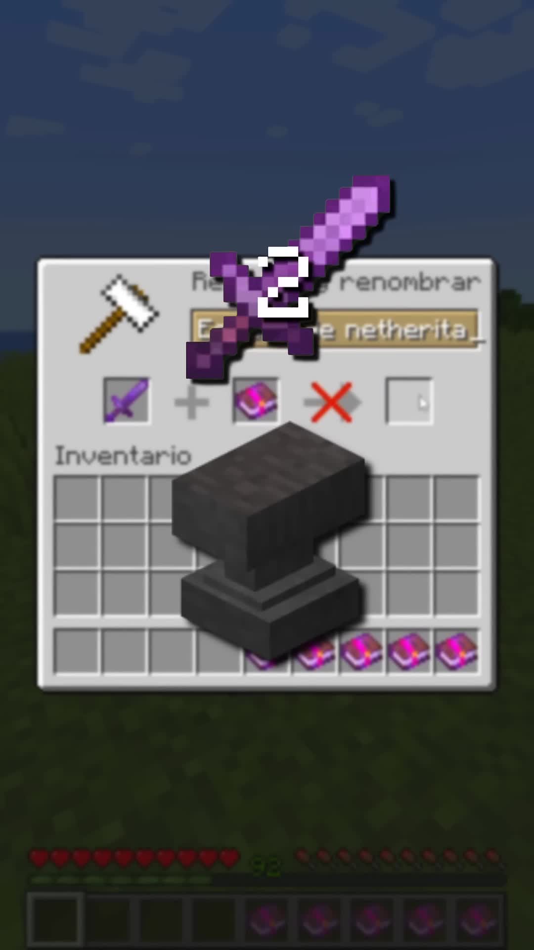 Debes saber esto sobre el yunque de Minecraft 😎👍