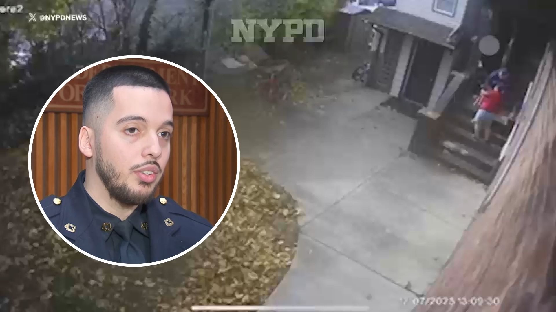 Off-duty NYPD officer saves neighbor's choking baby girl on Long Island