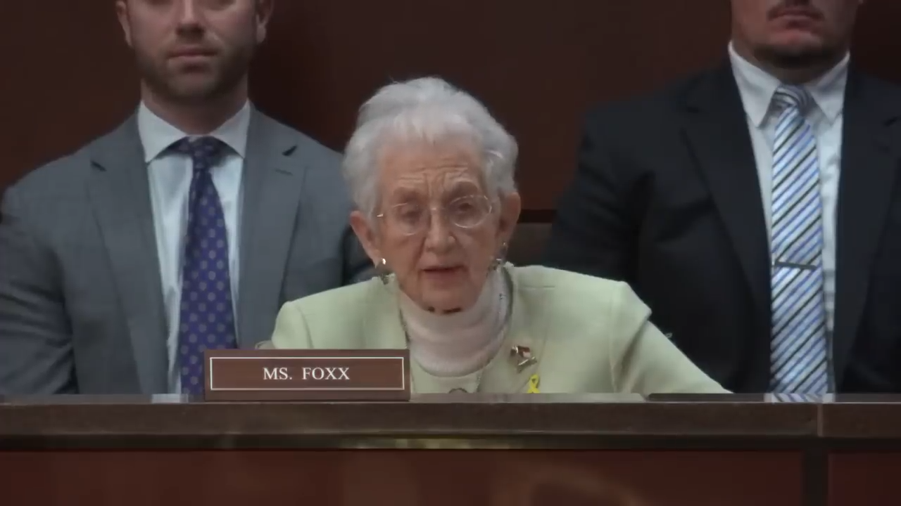 After due process has been served: GOP ghoul Virginia Foxx gets ...