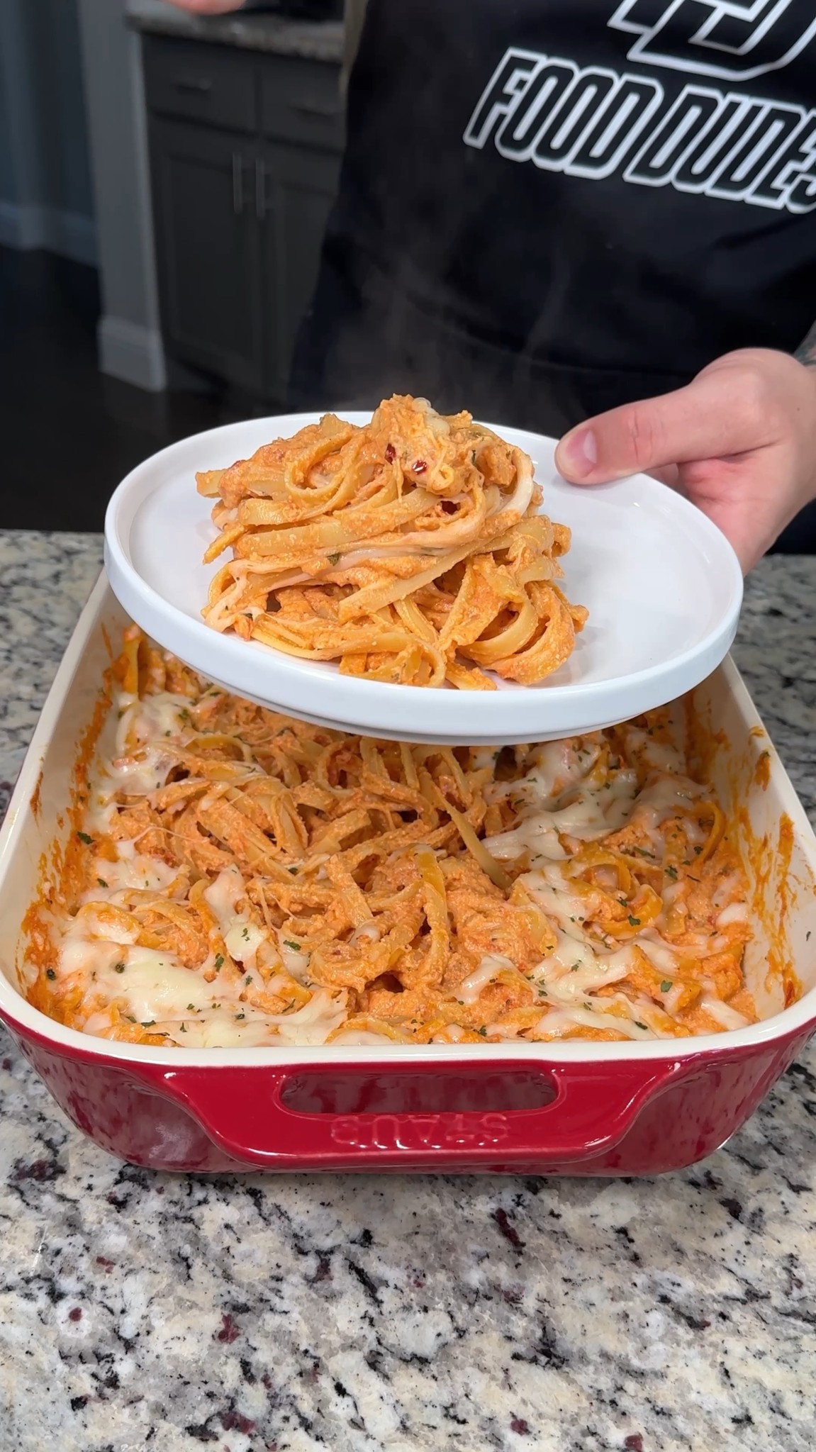 Easy cheesy pasta bake
