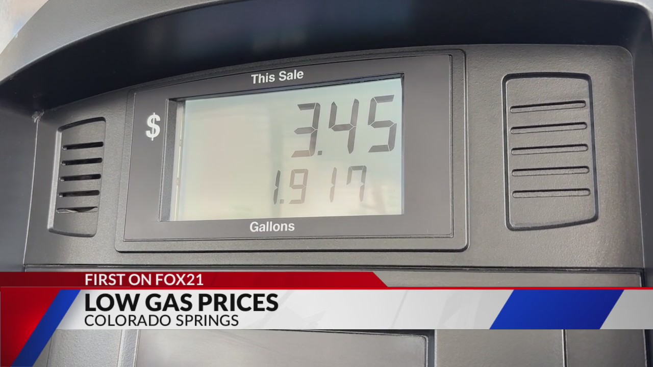 Colorado Springs seeing some of the lowest gas prices in the nation