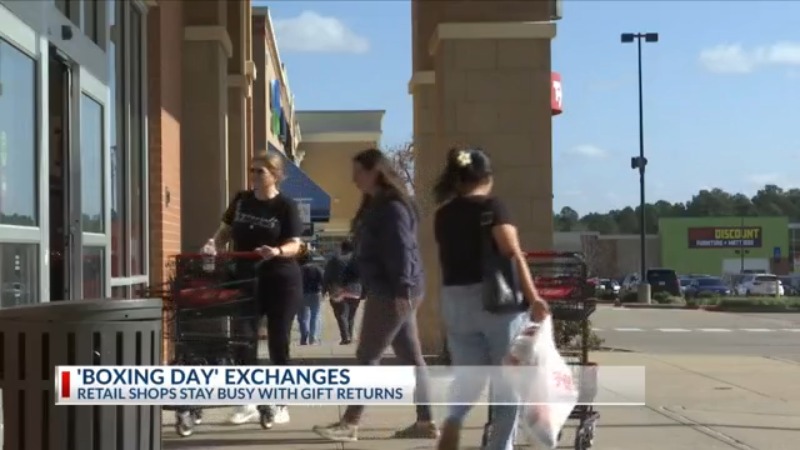 East Texans take on Boxing Day shopping, returns after Christmas