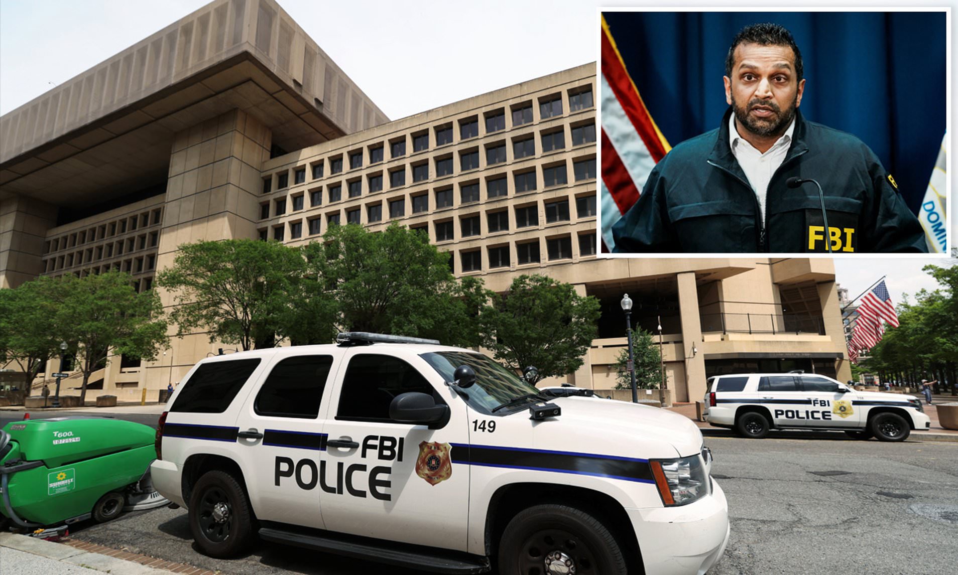 FBI director Kash Patel announces closure of J Edgar Hoover building ...