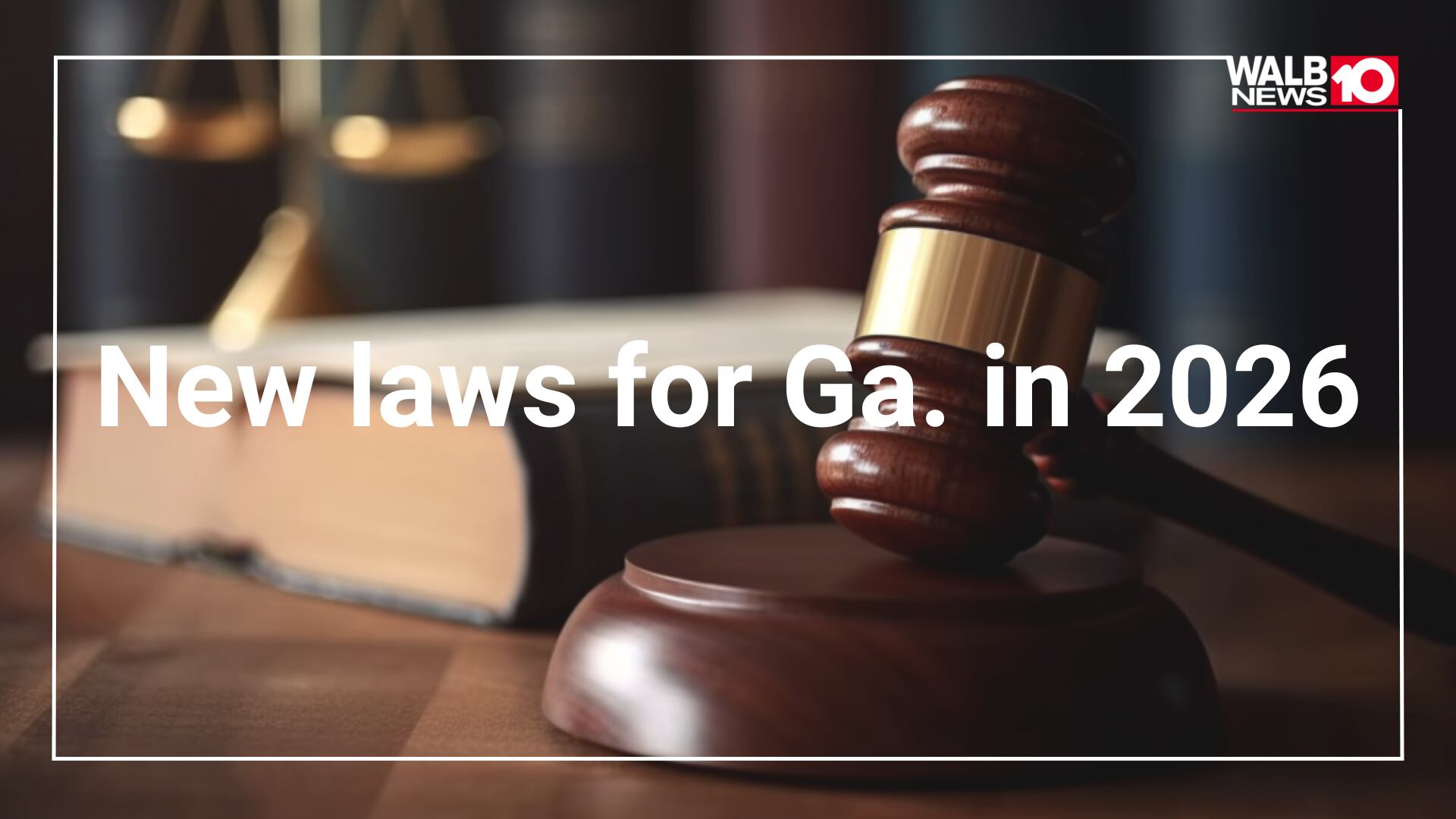 New Georgia laws going into effect Jan. 1, 2026