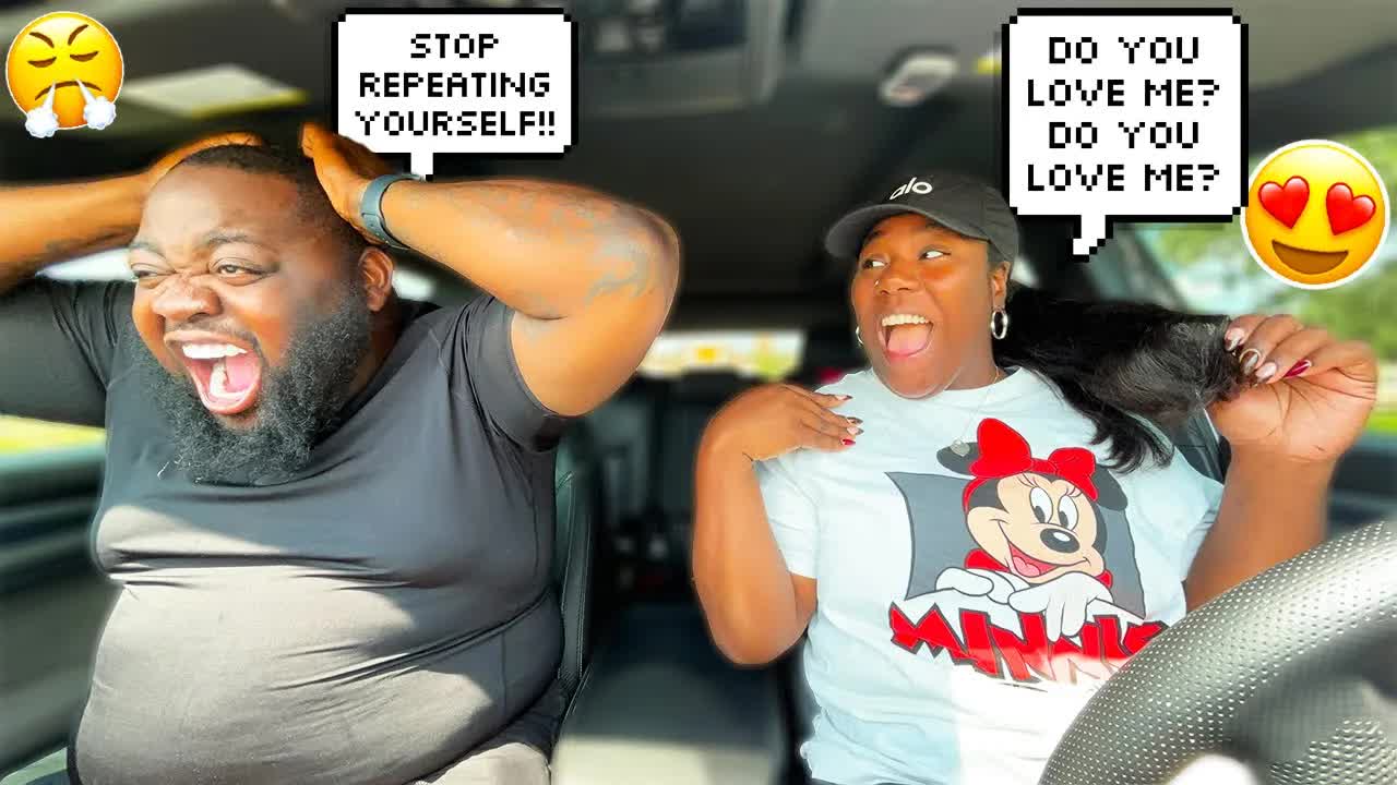 Saying everything twice to get my angry husband's reaction! *Bad idea*