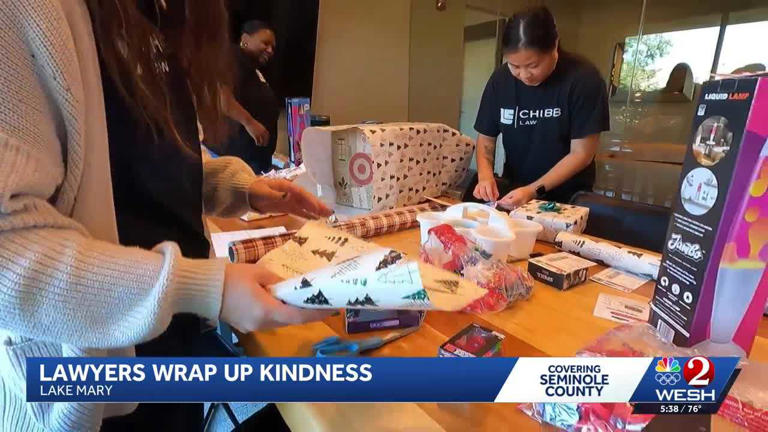 Seminole County law firm trades paperwork for present wrapping this ...