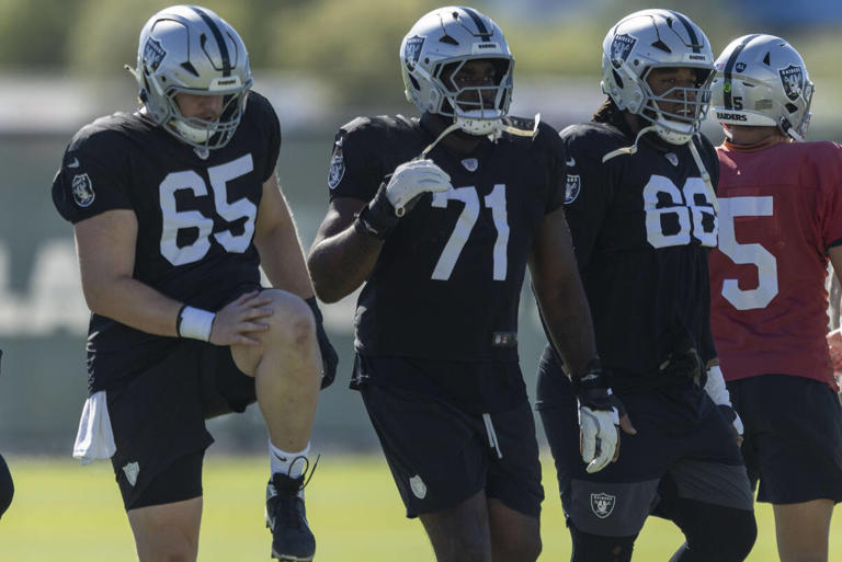 Raiders report: O-line 'collecting bodies' as Jeanty nears 1,000 yards