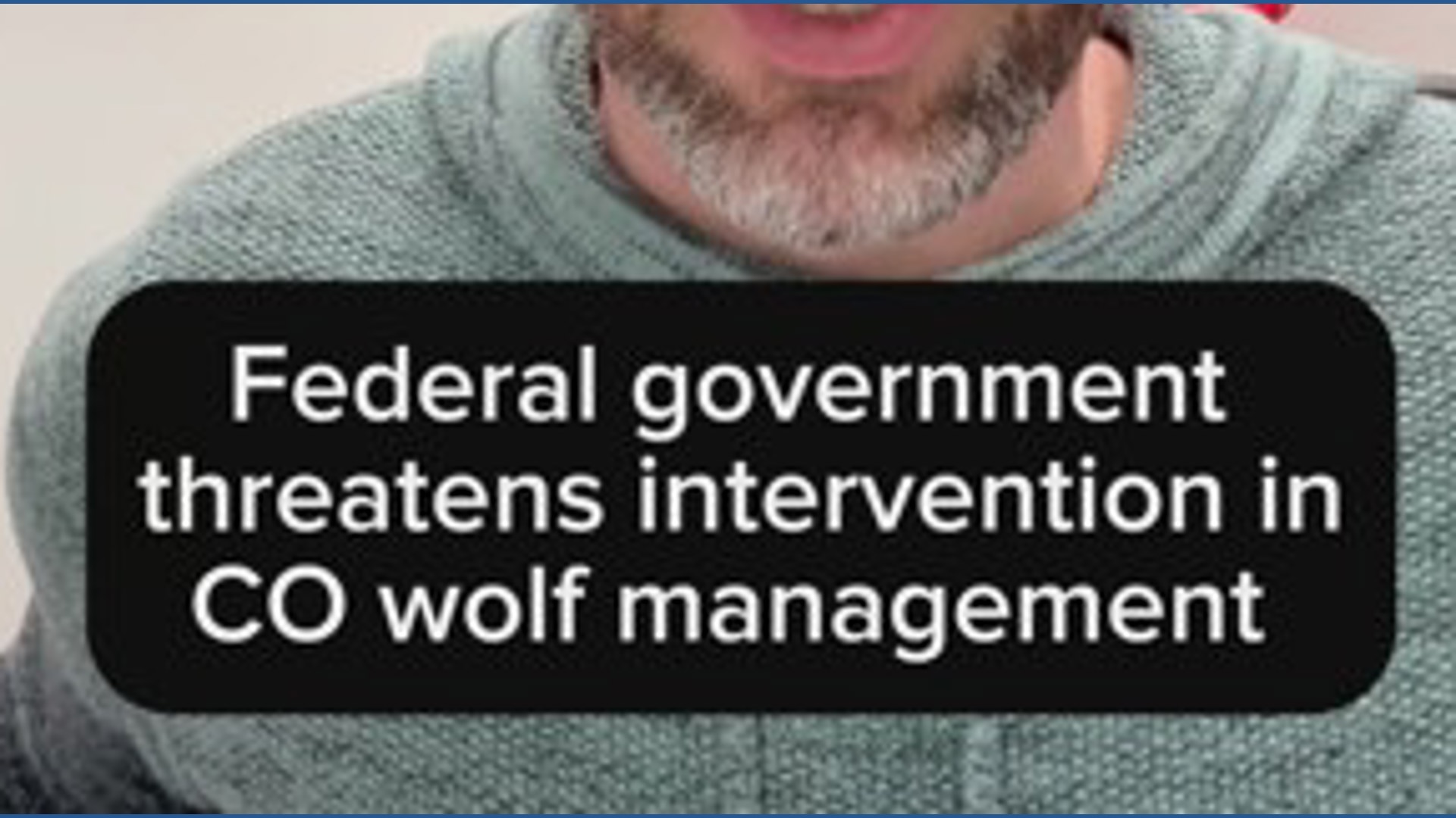 Federal government threatens Colorado wolf intervention