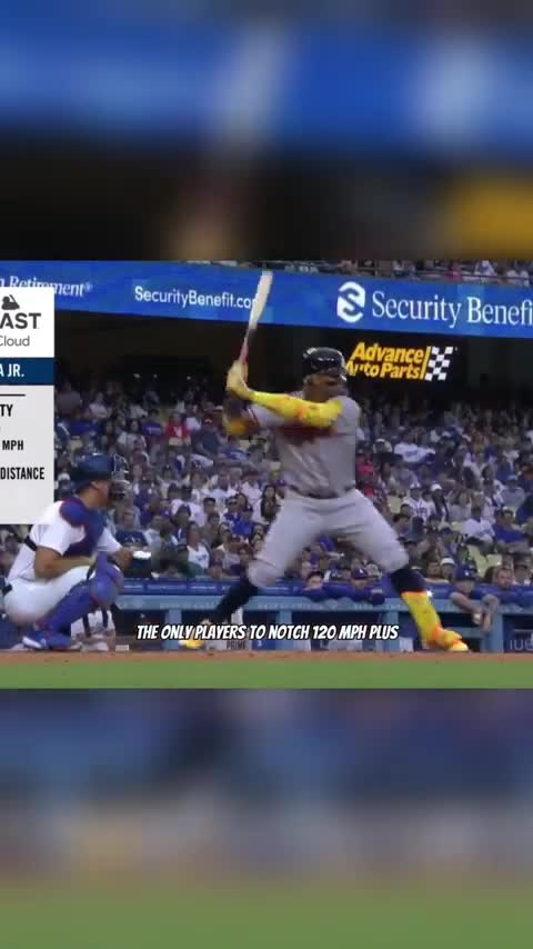 This, at 121.2 MPH, is the hardest hit ball of the season