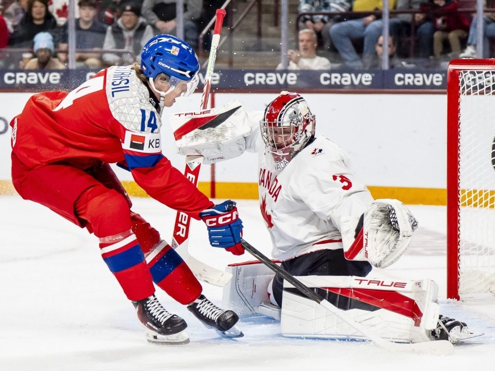 Canada outscores Czechia 7-5 in world juniors opener