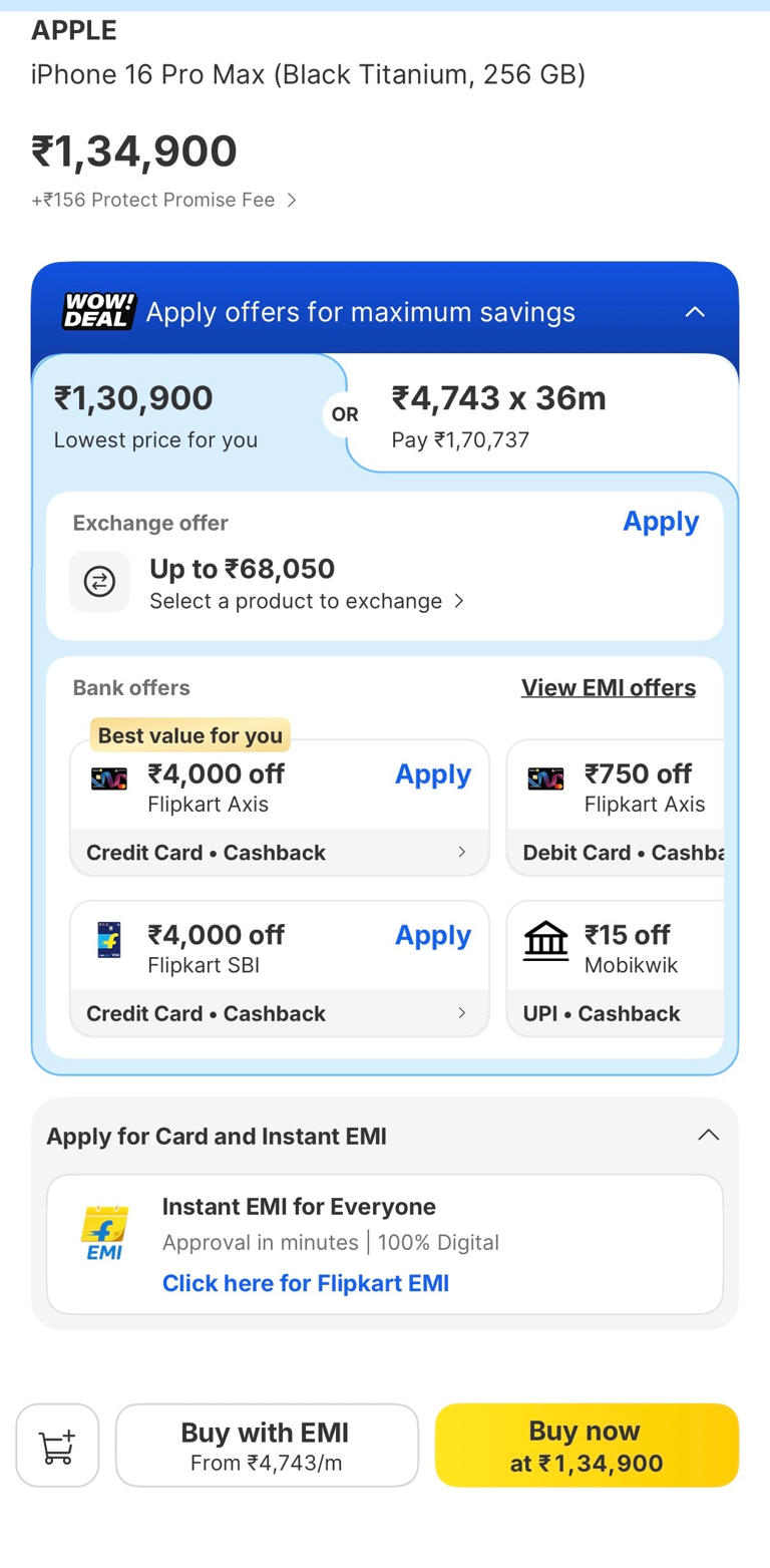 Apple iPhone 16 Pro Max now under ₹1 lakh on Flipkart? Here's how the ...