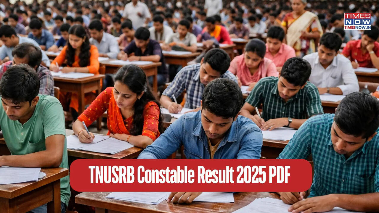 TNUSRB constable result 2025 out, 18,689 candidates qualify