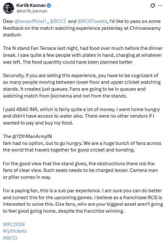 Queues, cages and chaos: Cricketing superpower India must treat its fan ...