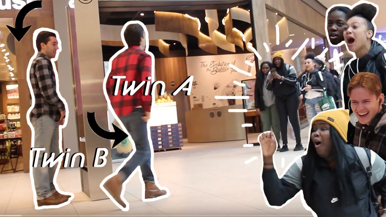 Twin picture switch up prank!