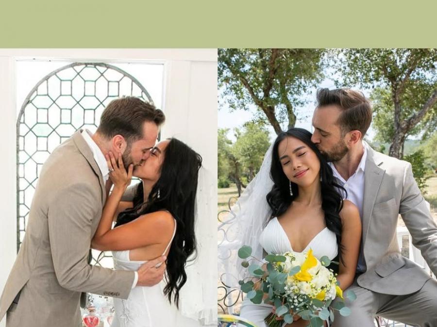 'PBB' housemate Joj Agpangan weds fiancé in Austin, Texas