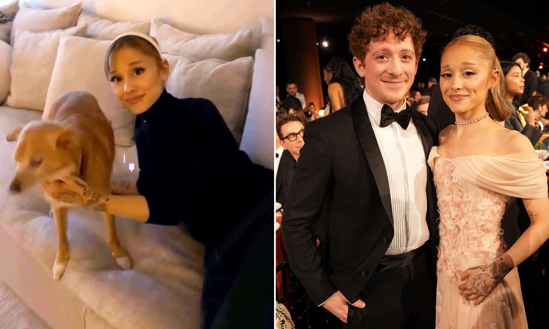 Ariana Grande and boyfriend Ethan Slater continue to put split rumors ...