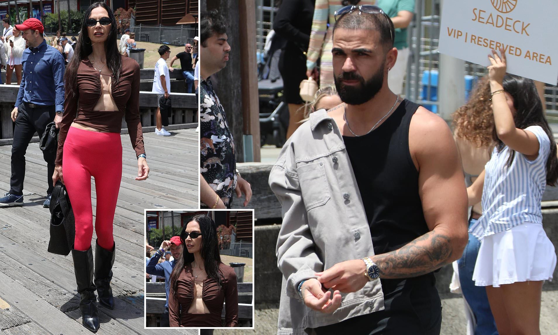 Model Tali Jatali and MAFS star Adrian Araouzou lead celebrity arrivals ...