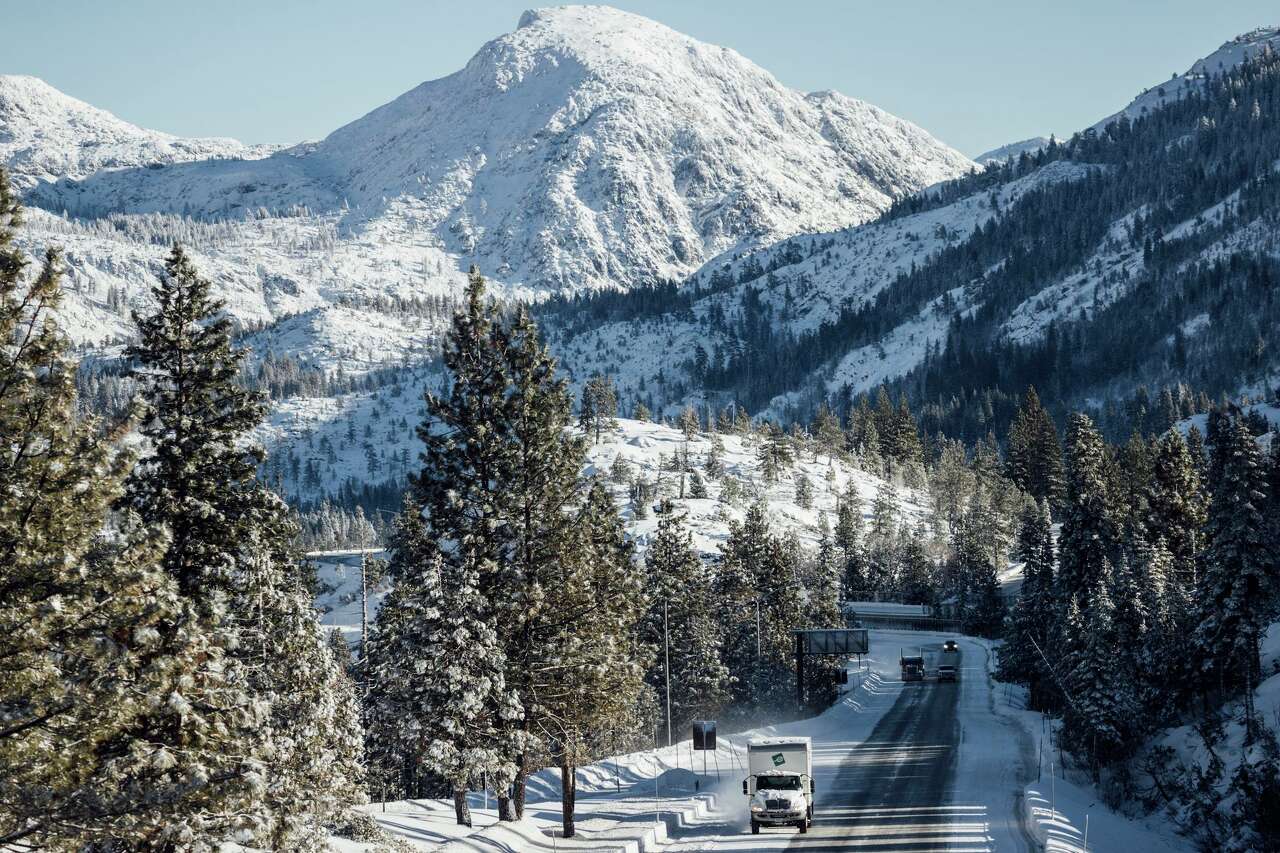 Spinouts, crashes force 'hard closure' of eastbound I-80 near Colfax