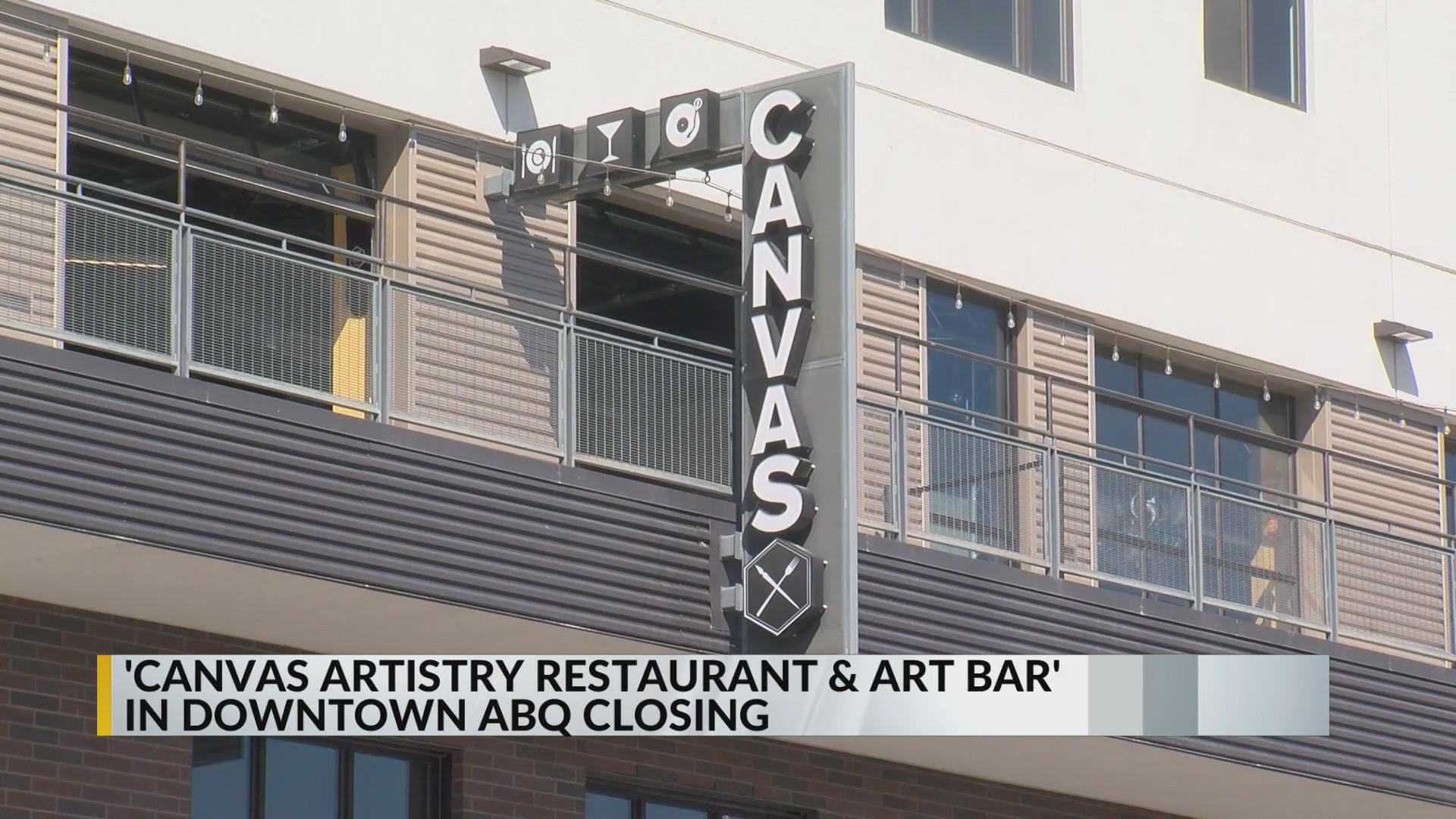 Canvas Artistry Restaurant & Art Bar in downtown Albuquerque is closing