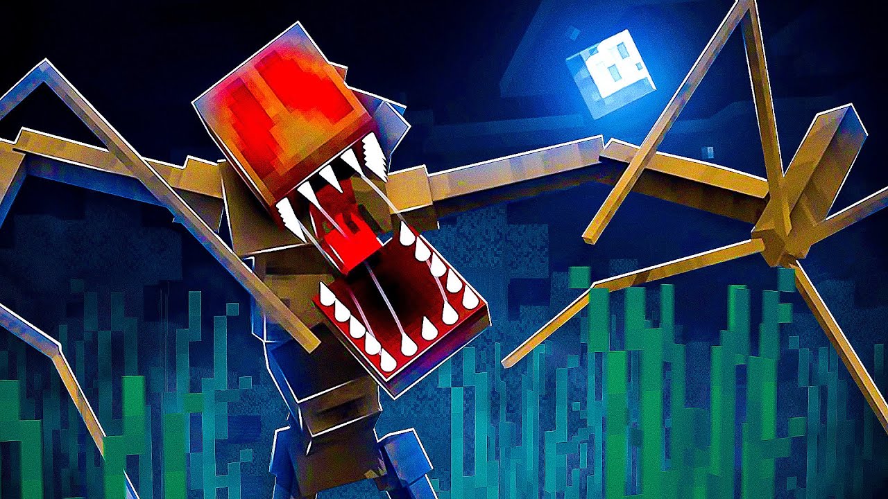 Intenté sobrevivir al MOB más escalofriante de Minecraft