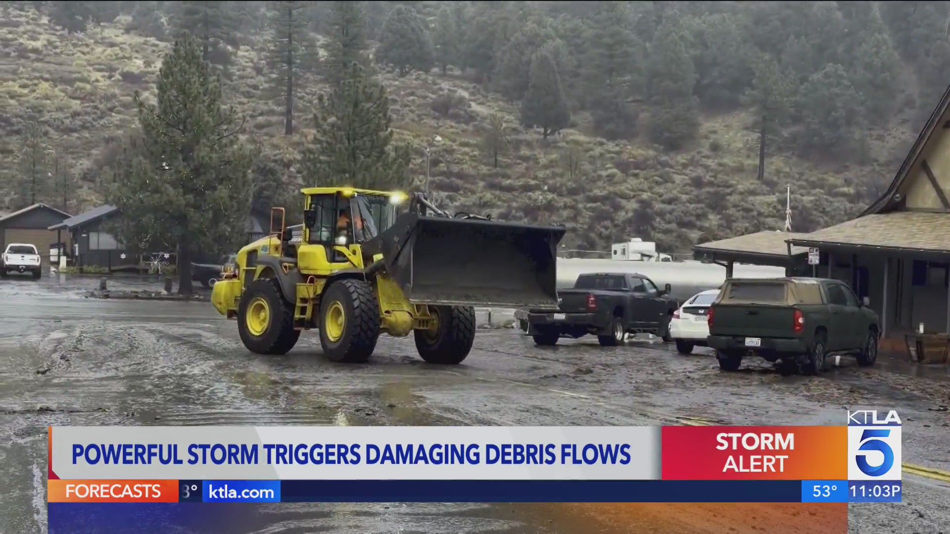 Powerful storm triggers damaging debris flow - KTLA team coverage on ...