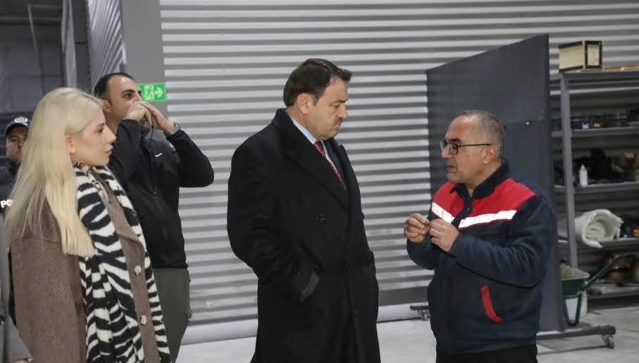 Vali Musa Işın, Altıntaş Zafer OSB’de incelemelerde bulundu