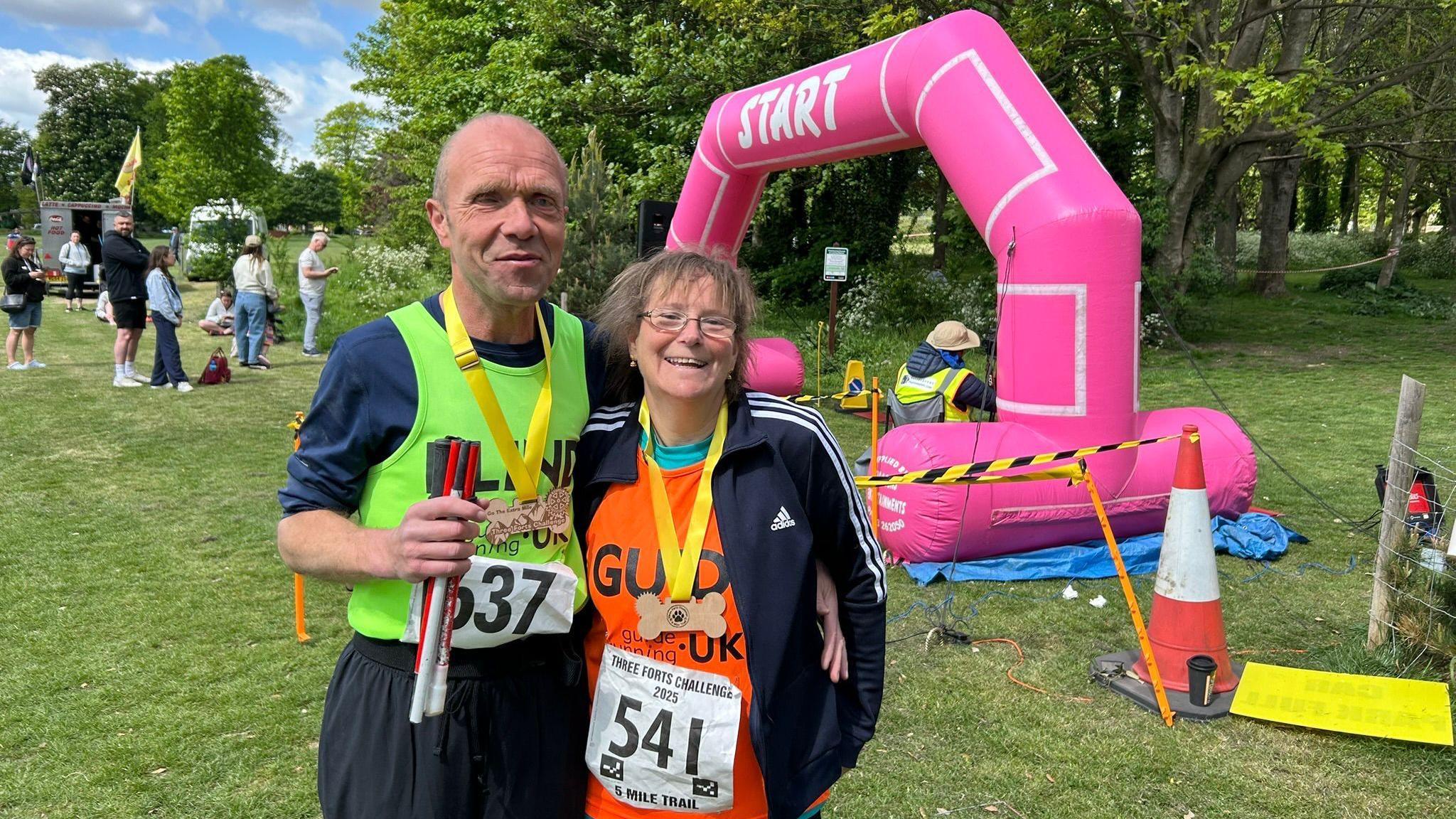 'Being blind, running is my form of freedom'