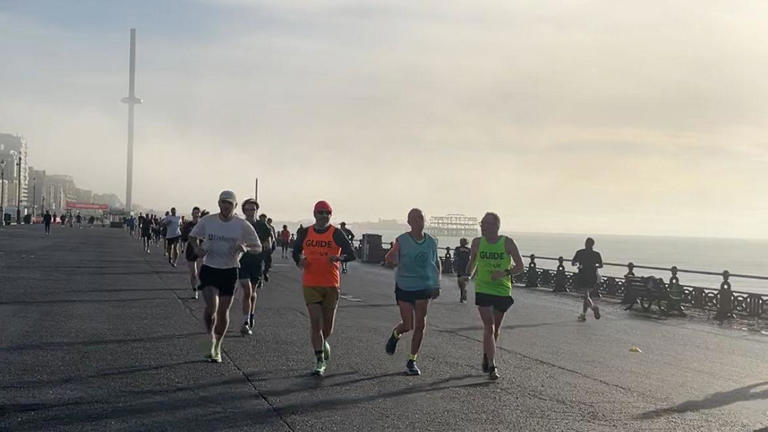 'Being blind, running is my form of freedom'