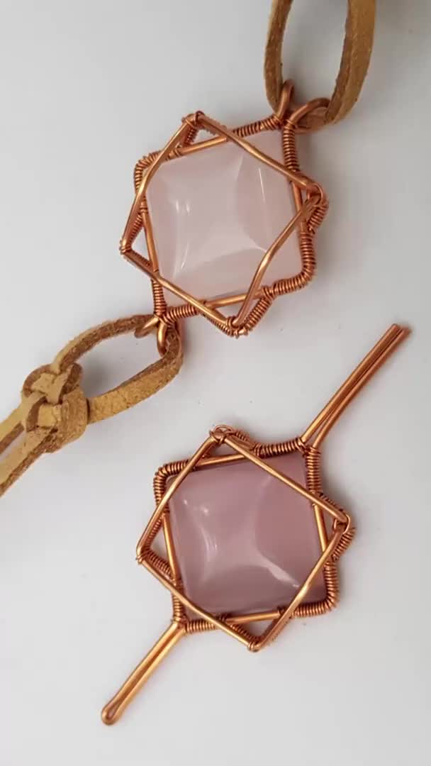 Square cabochon | Wire bracelet | Infinity knot | Leather cord ...