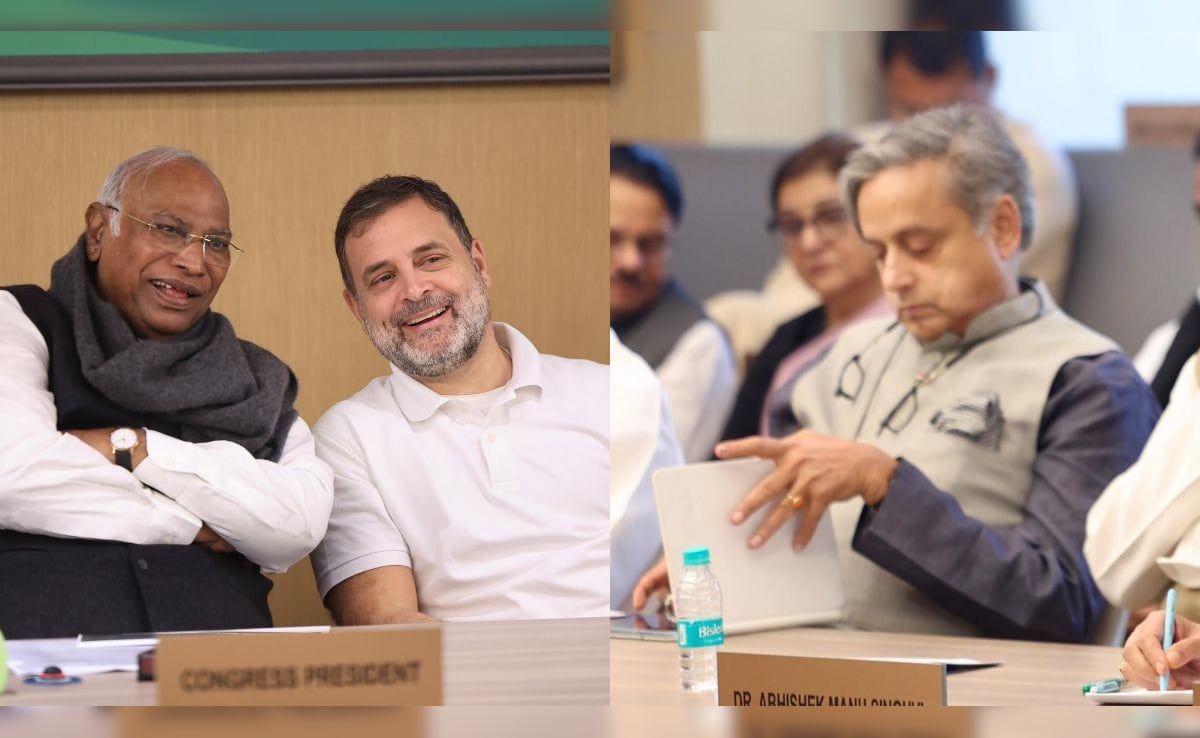 Congress high-level meet underway, Siddaramaiah, Shashi Tharoor in ...