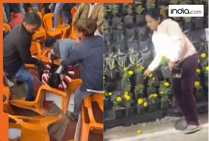 After 'flowerpots stealing', 'fight over samosas' video emerges from PM ...