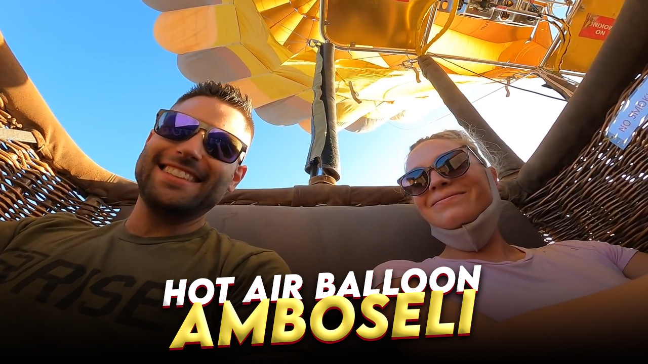 Hot air balloon safari in Amboseli Kenya: A true bucket list adventure