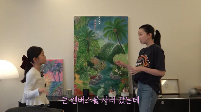 Jang Yoon-joo's daughter has a touch movement as a 9-year-old master of ...