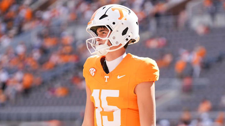 Tennessee football QB Joey Aguilar speaks following bowl practice