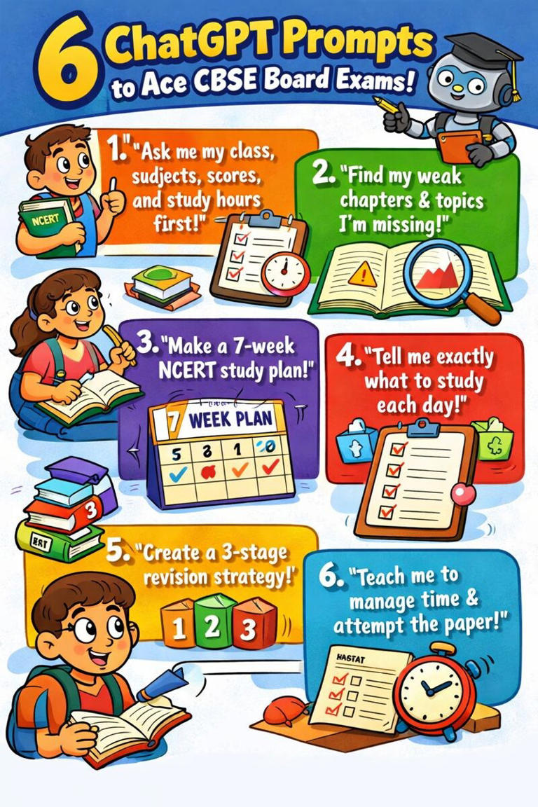 6 ChatGPT prompts that can change how CBSE students prepare for board exams
