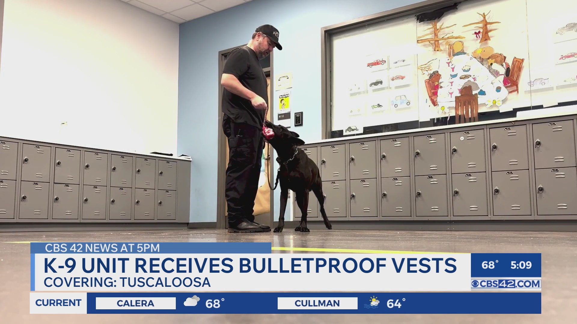 Tuscaloosa K9 unit to receive bulletproof and stab-proof vests